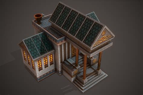 Ancient Town Hall 3d Historic Unity Asset Store