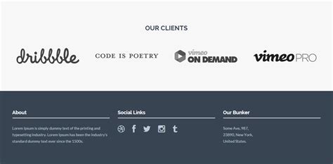Футер для сайта Примеры футера сайта с помощью Html Css Уроки