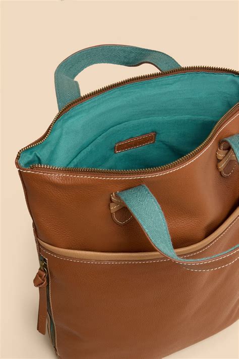 Buy White Stuff Brown Leather Convertible Backpack from the Next UK ...