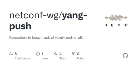 Github Netconf Wgyang Push Repository To Keep Track Of Yang Push Draft