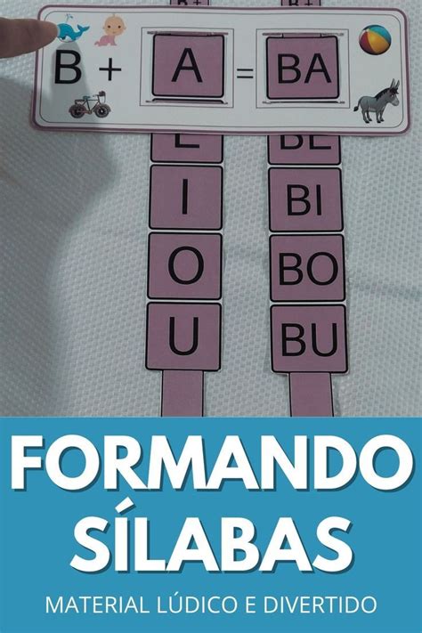 Formando SÍlabas Material Em Pdf Contendo Todas As Consoantes Para A