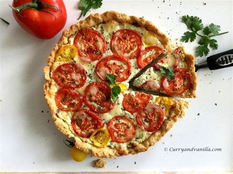 Rustic Tomato Ricotta Tart Recipe Tomatoes Ricotta Tomato Tart
