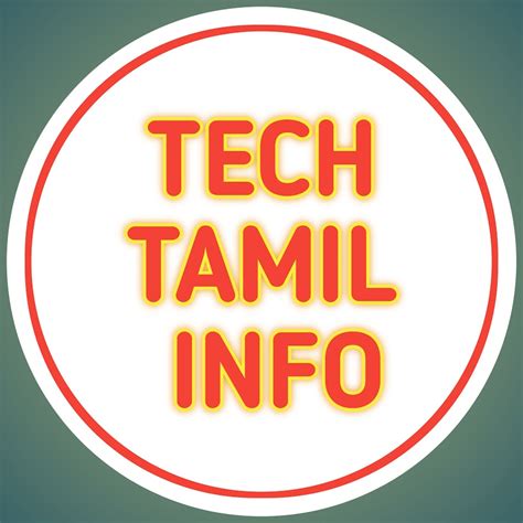 Tech Tamil Info Youtube