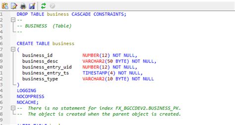 Schema Browser Script Not Obeying Settingi Think Toad For Oracle Beta Toad World® Forums