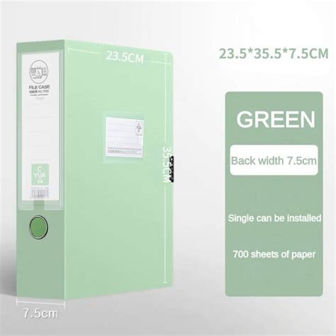 File Box A4 File Case Bond Paper Organizer Document Box File Organizer Long Size File Box