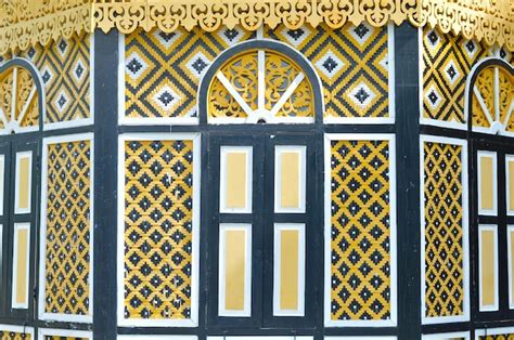 Premium Photo The Malay Architectural Building Design Seamlessly