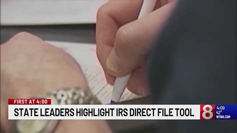 Legislators Launch Irs Direct File Tool For Taxpayers