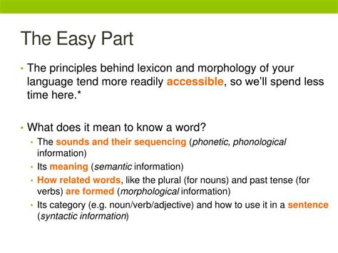 Ppt Linguistic Preliminaries Part Ii Intro To Morphosyntax Powerpoint Presentation Id 1400910