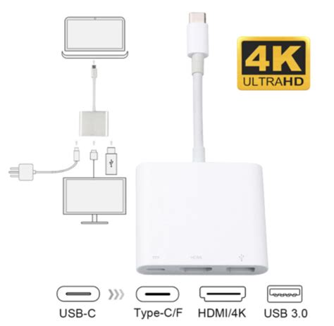 USB C Multi Port Converter Hub TRANGJAN