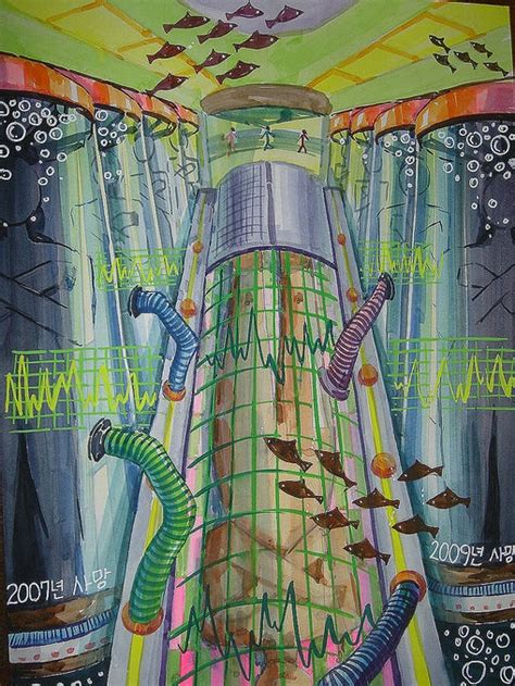 과학상상화 그리기 미래주택 미래도시 스케치 밑그림 네이버 블로그