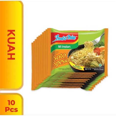 Jual Indomie Mi Instan Soto Spesial 75g 10pcs Shopee Indonesia
