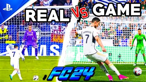 Epic Ronaldo Penalty Goals Simulation In Fc 24 Youtube