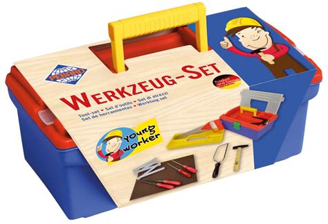 Preissturz Pebaro Werkzeug Set im Koffer für Kinder Säge Hammer