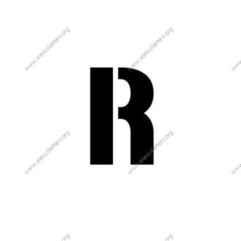 Rough Bold Uppercase And Lowercase Letter Stencils A Z 1 4 Inch Up To 36 Inch Printable File Size