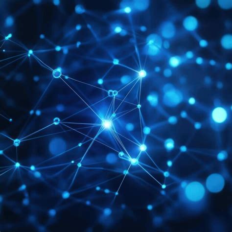Abstract Network Visualization Premium Ai Generated Image