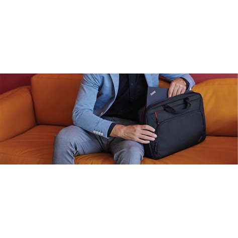 Lenovo Essential Plus Carrying Case Rugged Briefcase For Notebook Black Weather