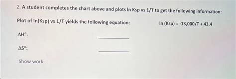 solved 1 in performing the lab you got the following data