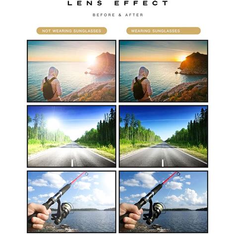 Anti Glare Polarized Driving Sunglasses Yellow Len Grandado