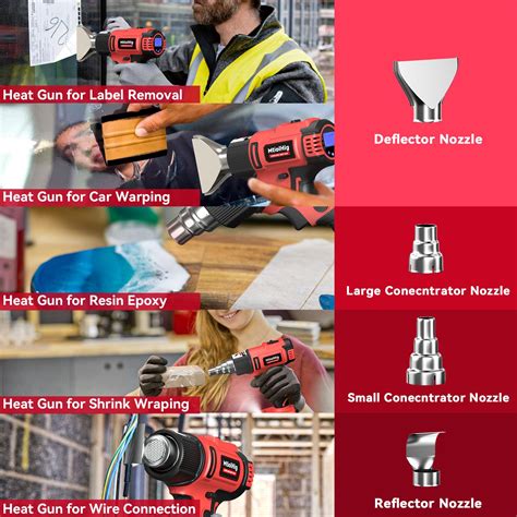 Mtiolhig Cordless Heat Gun For Milwaukee M18 Battery112 To 1022 Battery Powered