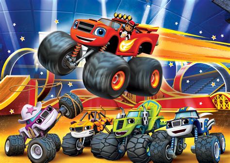 Blaze And The Monster Machines 104 Maxi Pcs Supercolor Clementoni