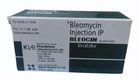 Bleocin 15iu Blecmycin Injection At ₹ 550vial Bleocip Vial In New