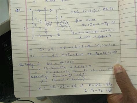Question 15 Using Kirchhoff S Laws Of Electrical Networks Calculate