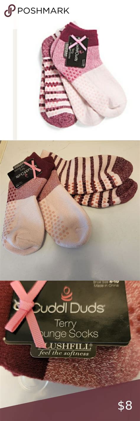 Cuddl Duds Nwt Lounge Socks Size 4 10 Lounging Socks Cuddl Duds