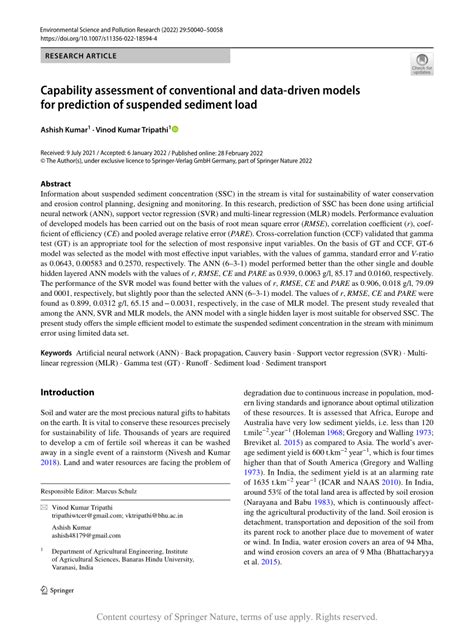 Capability Assessment Of Conventional And Data Driven Models For