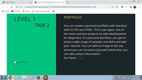 portfoliowebsite html5 css3 oasisinfobyte webdevelopment