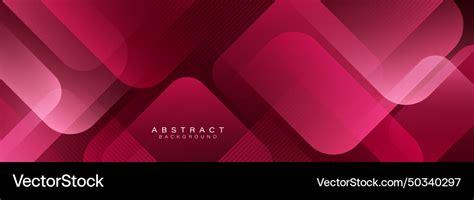 Red Geometric Abstract Background With Overlap Vector Image