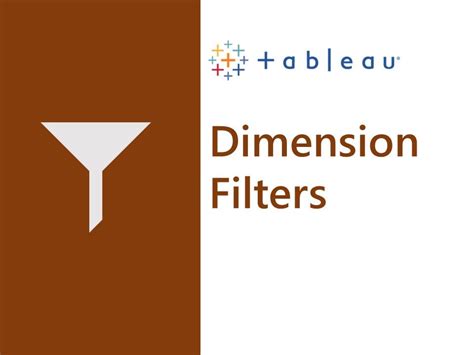 Tableau Apply Dimension Filters The Data School