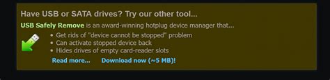 External Hd Always Reports That It Is In Use When Ejecting Device
