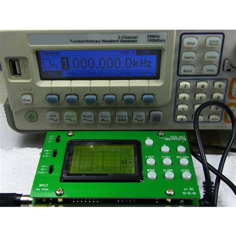 Dso062 Mini Lcd Digital Oscilloscope Diy Kit Real Time Sampling Rate Oscilloscopio 1m Banwidth