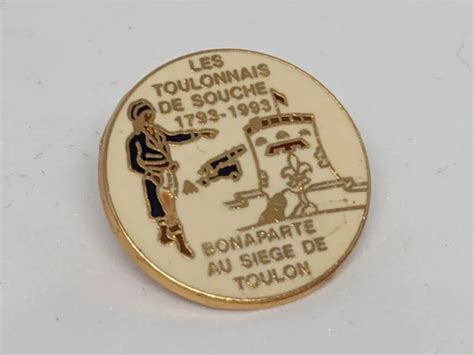 Rare Pins Insigne Pucelle Napoleon Bonaparte Siege Toulon Corse