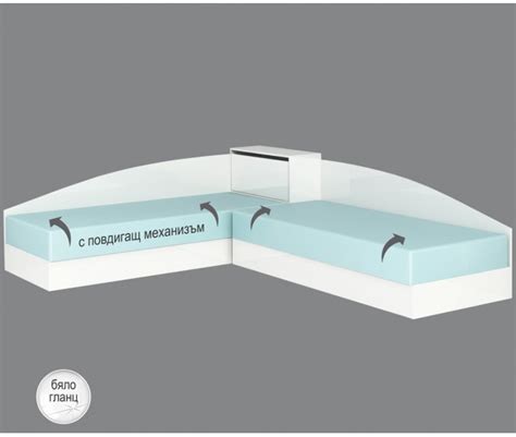 Ъглови легла Аполо 7 Мебели Венус