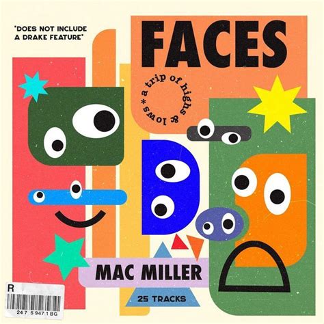 Mac Miller Faces Retro Cover In 2022 Cover Art Retro Mac Miller