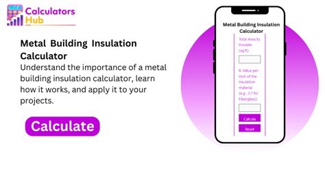 Metal Building Insulation Calculator Online