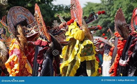 The Perform Of 1000 Barong Dance Barong Is One Of The Indonesian