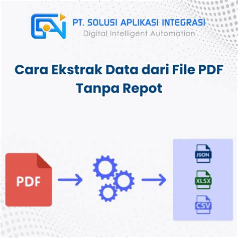 Cara Ekstrak Data Dari File Pdf Tanpa Repot