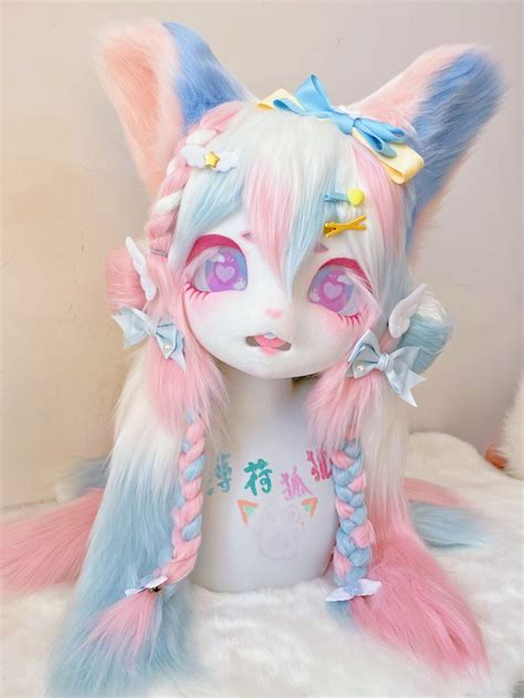 Kigurumi Fursuit Head In 2024 Anime Furry Fursuit Furry Furry Art