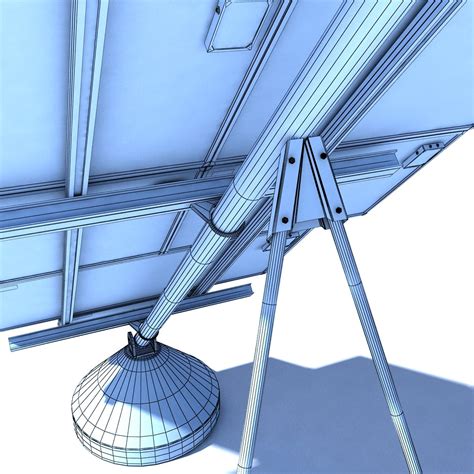태양 전지판 농장 높은 세부 사항 3d 모델 20 Obj Max Free3d