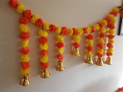 Indian Handcrafted Marigold Toran Door Hangings Decor Wedding Etsy Uk