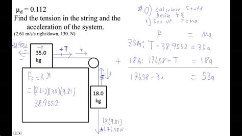 Physics Pulley Problems Tension