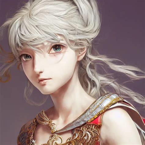 Studio Portrait Of Neutral Good Colorful Female Cleric Stable