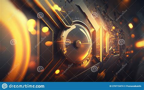 Modern Technology Background Generative Ai Stock Illustration