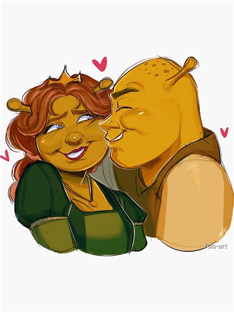 Shrek And Fiona Kissing