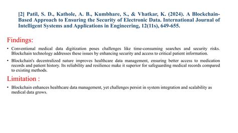 A Proposed Blockchain Based Secure Electronic Health Record System Pptx