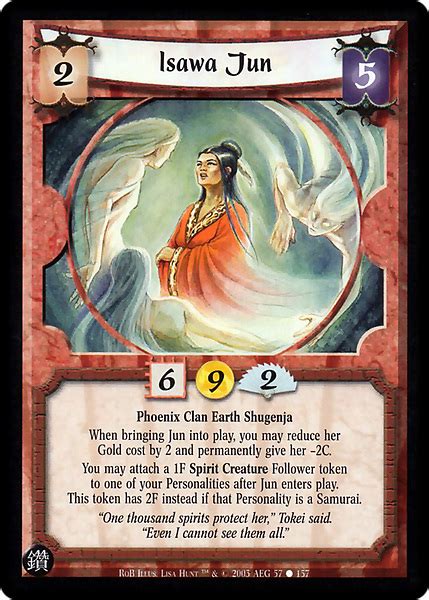 Isawa Juncard L5r Legend Of The Five Rings Wiki Fandom