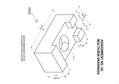 solved draw the front top and right side view with