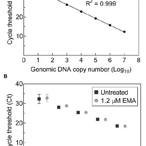 Calibration Curve Generated With 10 Fold Serial Dilutions Of E Coli